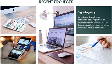 Texter Content Writer Portfolio Template One Page Template