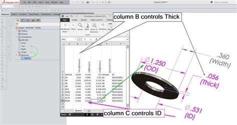 Shop Technology And 3 D Cad Configuration Tables And Parametric Links