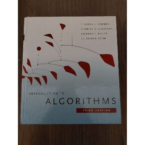 Introduction To Algorithms Third Edition 二手書 九成新 蝦皮購物