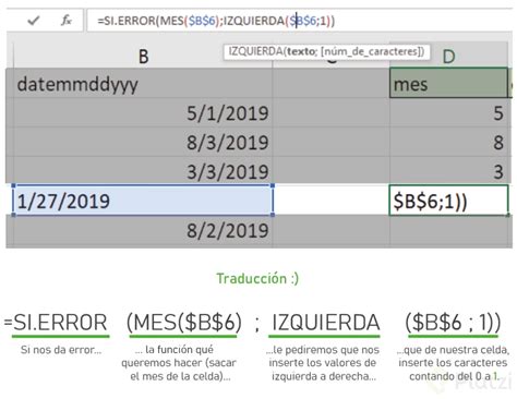 Reparando Fechas En Excel