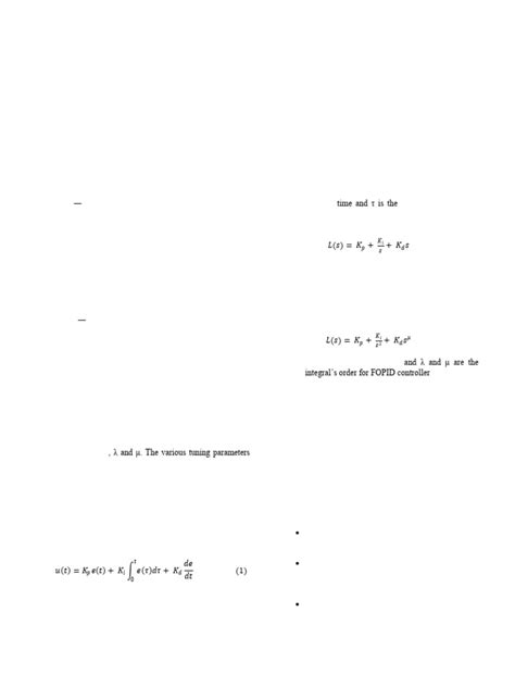 Designingofthepidandfopidcontrollersusingc Pdf Applied