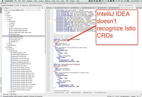 kubernetes is it possible to make intellij recognize and display