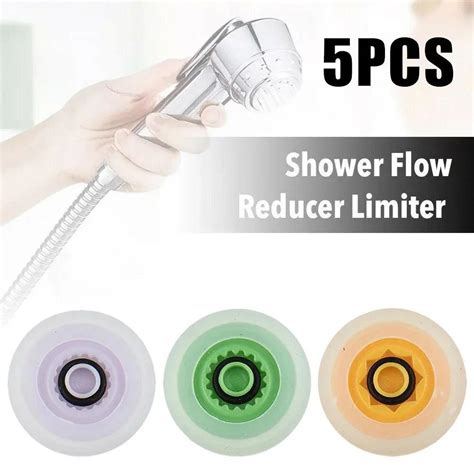 Jual 5pcs Shower Flow Reducer Limiter Set Water Saving 4 6 7 9lmin