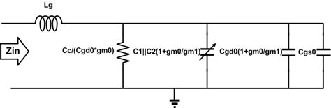Input Matching Network Of 1 St Stage Of Db Lna Download Scientific