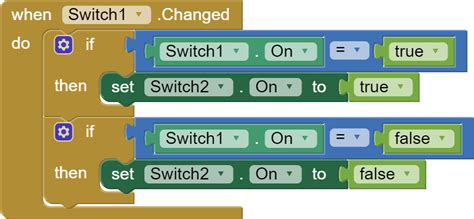Is It Possible To Sync Two Switch Components Mit App Inventor Help