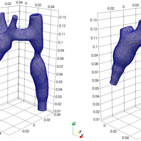 Aortic Geometries With Triangular Surface Meshes Left Download