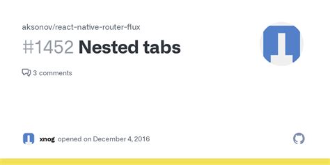 Nested Tabs Issue Aksonov React Native Router Flux GitHub
