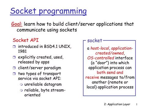 Ppt Socket Programming Powerpoint Presentation Free Download Id