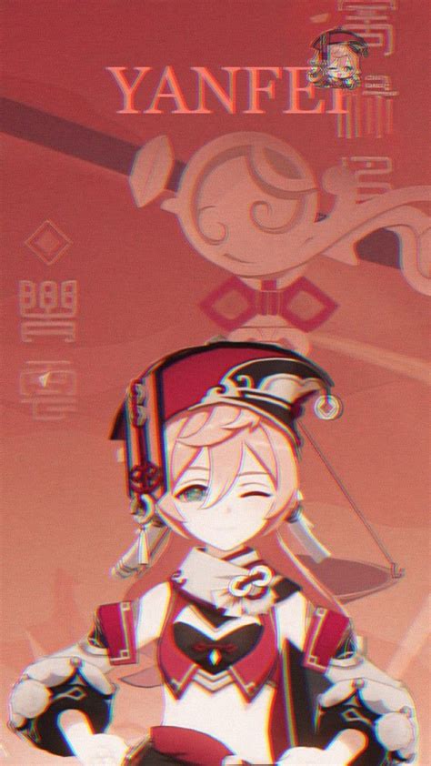 Yanfei Wallpaper🔥 Абстрактное Обои Фея