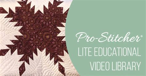 Pro Stitcher Lite Educational Library Pro Stitcher