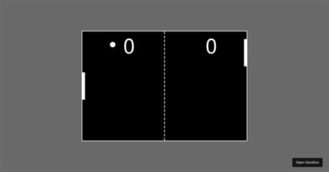 CodeExplainedRepo Ping Pong Game JavaScript Codesandbox