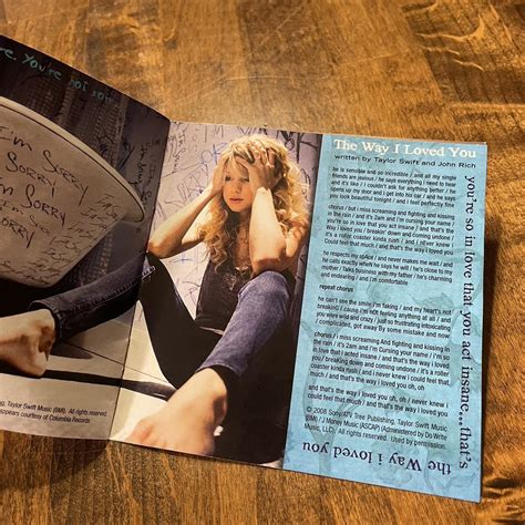 Taylor Swift Fearless Cd Insert Includes Lyrics And Depop