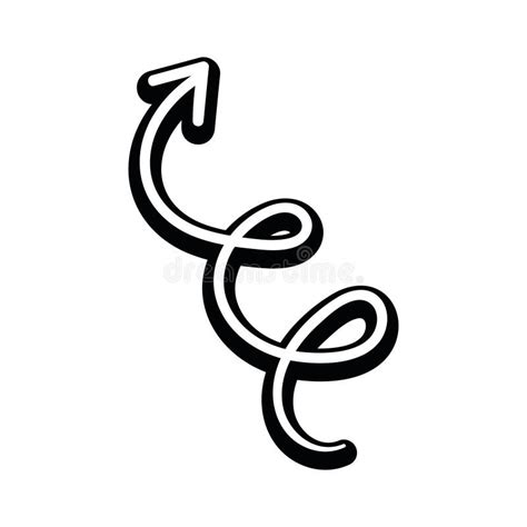 Isolated White Comic Arrow Transition Vector Stock Vector Illustration Of Comic Icon 282259756