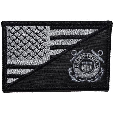 Coast Guard Usa Flag 225x35 Patch