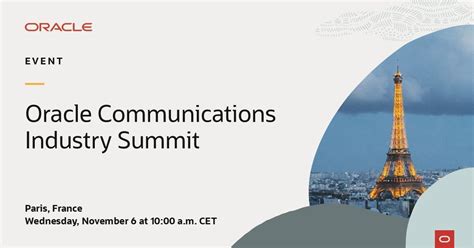 Oracle Communications On Linkedin Oracle Communications Industry Summit