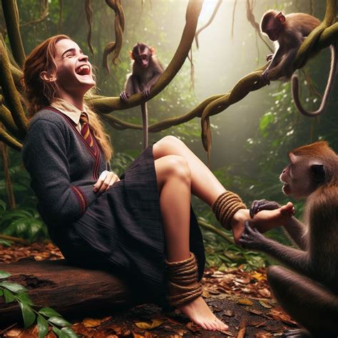 Hermione Granger Tickled In The Forest By Wayney66 On Deviantart