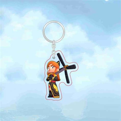 Mariposa Piper Brawl Stars Keychains Key Ring Brawl Stars