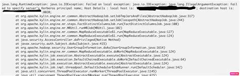 Kylin独立hbase集群部署常见问题汇总failed To Specify Servers Kerberos Principal