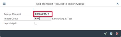 Import An Sap Transport Request Board Connector Helpcenter
