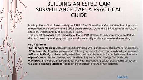 Check Out This Interesting Tutorial On Building An Esp32 Cam