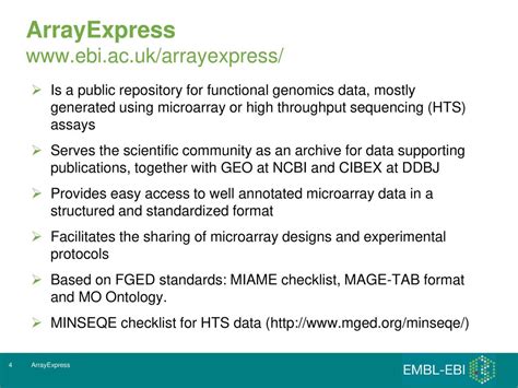 arrayexpress and gene expression atlas mining functional genomics data