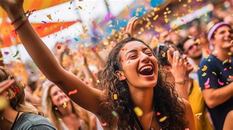 Premium Ai Image Unleash The Party Spirit With Vibrant Photos Of