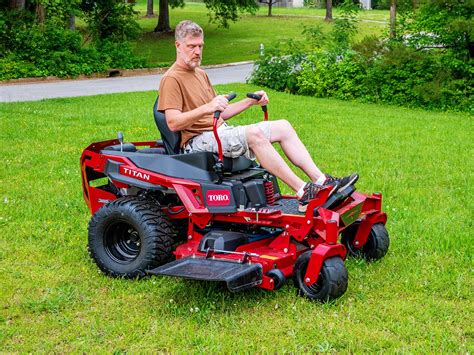 The Titan Of Ride On Mowers Toro Titan Myride Review