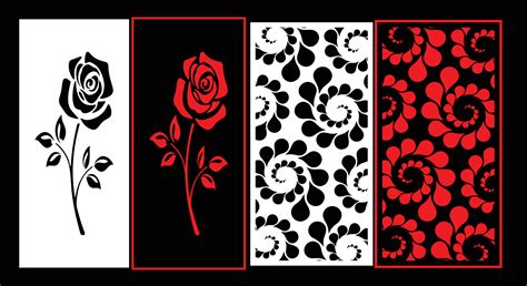 Decorative Wall Panel Set Chinese Mdf Cnc Router Laser Cutting Pattern Design For Mdf Wood