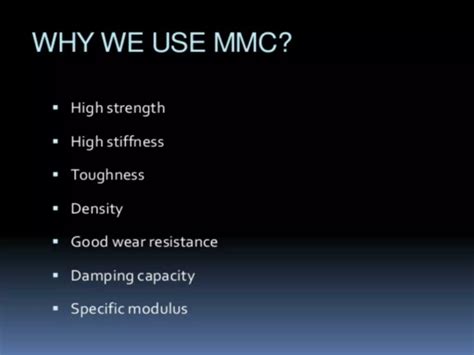 Metal Matrix Composite Ppt