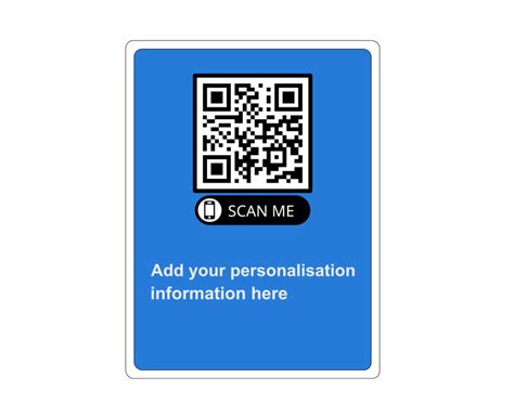 Custom Aluminium Door Signs With Qr Code Integration
