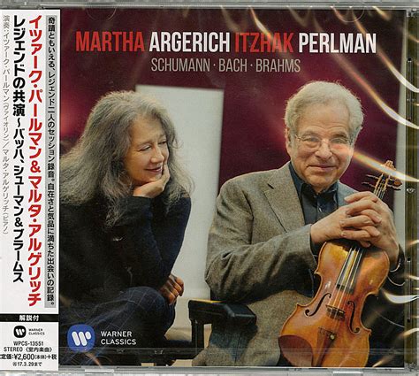 Itzhak Perlman And Marth Argerich Bach And Schumann Japan Cd Cds Vinyl Japan Store 2016 Cd