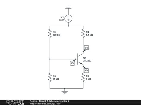 Circuit 2 Lab 4 Electronics 1 CircuitLab