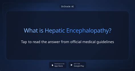 What Is Hepatic Encephalopathy
