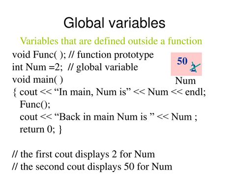 Ppt Local Vs Global Variables Powerpoint Presentation Free Download
