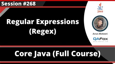 Java Part 268 Java Regex Regular Expressions Youtube