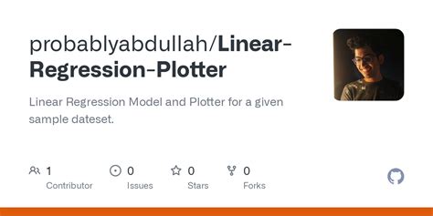 github probablyabdullah linear regression plotter linear regression