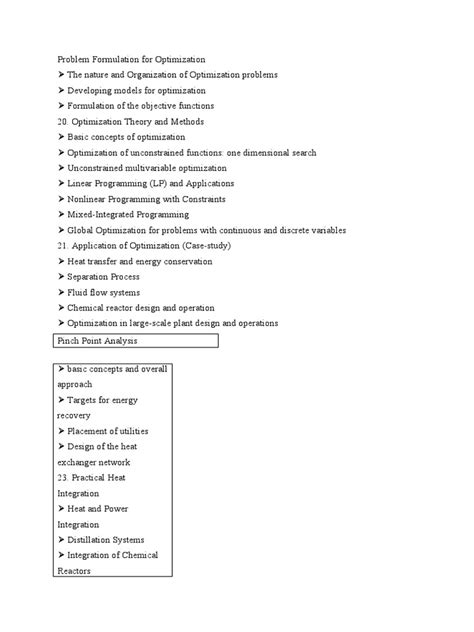 Problem Formulation For Optimization Pdf Mathematical Optimization Distillation