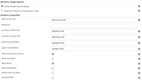 kerberos sso jenkins plugin