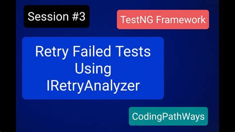 Selenium 4 With Testng 3 Retry Failed Tests Automatically