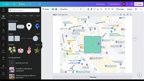 How To Make A Wedding Map For Free In Canva Best Ways Wednificence Com