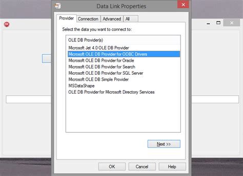 Bugfix For The Build Connection String Dialog Appearing On The Wrong