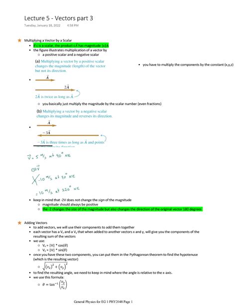 Vectors Part 3 Goes Over How To Multiply A Vector By A Scalar As Well