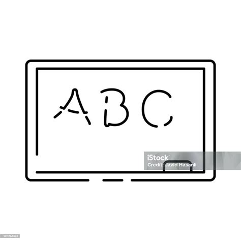 학교로 돌아가기 벡터 라인 아이콘 교육 생물학 시계 화학 등을 공부하십시오 교실 칠판 가방에 대한 스톡 벡터 아트 및 기타 이미지 Istock