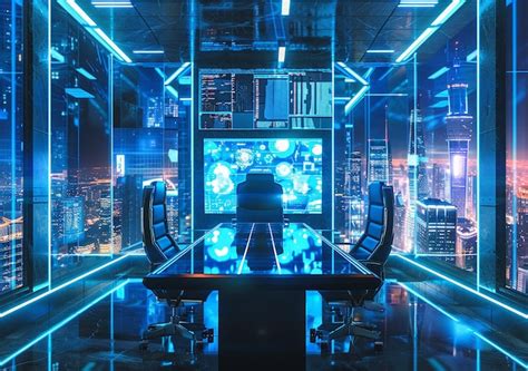 Modern Control Room Premium Ai Generated Image Modern Control Room Premium Ai Generated Image