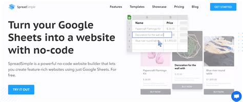Best No Code Website Builders Using Google Sheets Disrupt