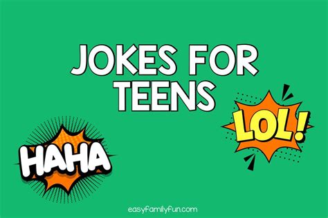 160 Jokes For Teens That Make Them Laugh