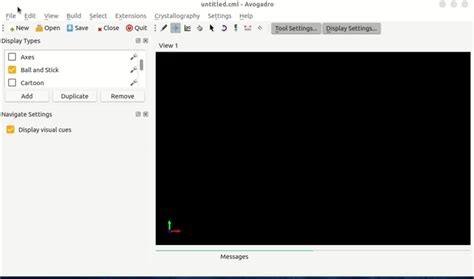 Avogadro Software File Import Chemical Structure To Download Researchgate