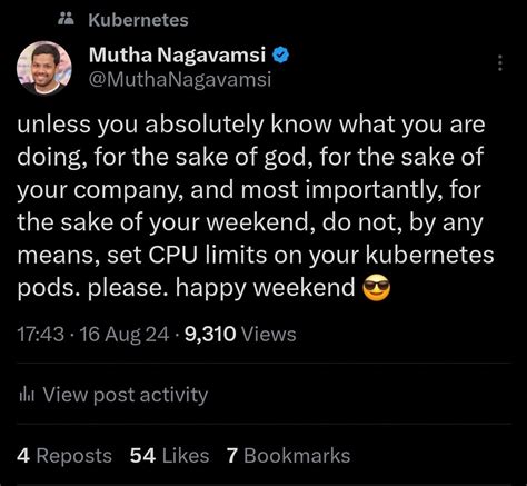 mutha nagavamsi on linkedin kubernetes devops