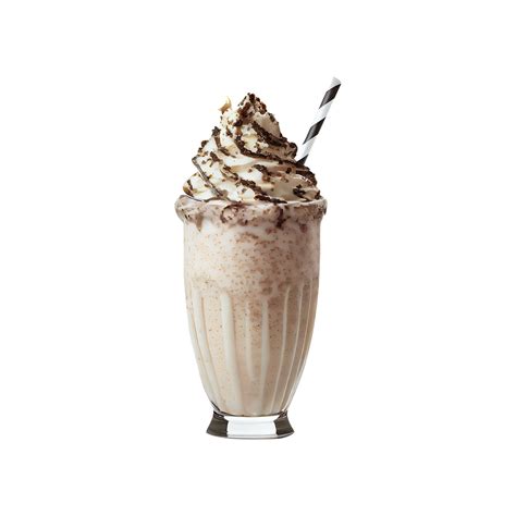 3d Render Of Milkshake Glass With Whipped Cream Element 24041477 Png