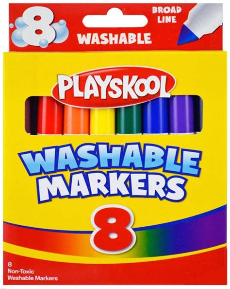 Playskool Markers Washable 8ct